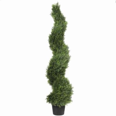 Κίνα Ύψος 150cm κυπαρισσιών UV ανθεκτικός εγκαταστάσεων δέντρων πράσινος τεχνητός προς πώληση