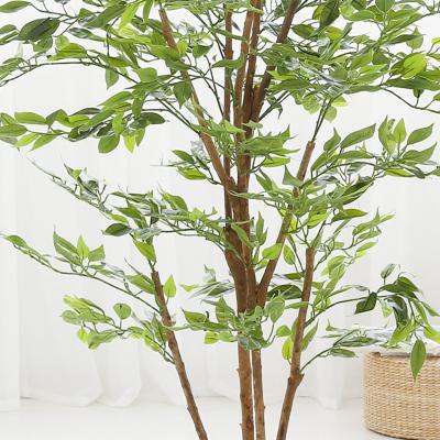 Chine Fausse décoration mise en pot simulée de mobilier de maison d'usine d'atterrissage de ficus d'arbre à vendre