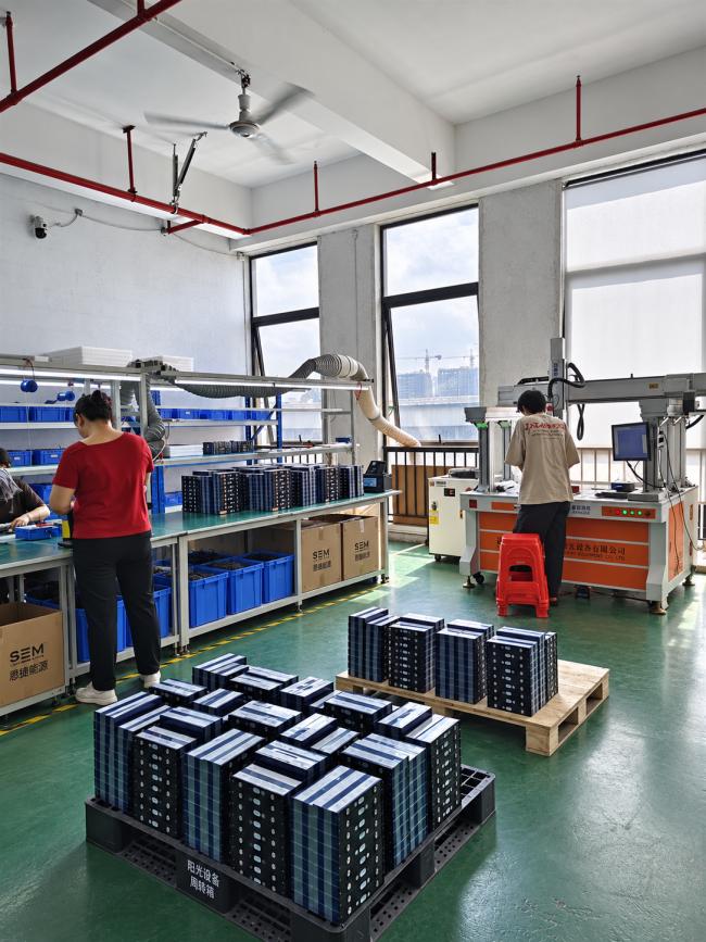 Lithium battery factory production line
