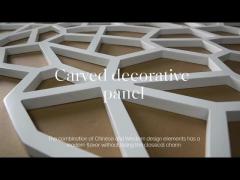 Carved decorative panel