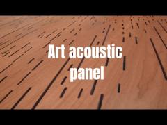 0.8 NRC Artistic Acoustic Panels Eco Friendly Timber For Modern Home Decor