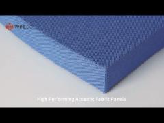 High-Density Fiber Acoustic Panel milieuvriendelijk stofvrij voor scholen Studios