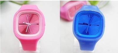 China relógio bonito da geléia do silicone à venda