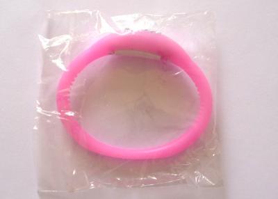 Cina Nuovo rosa dell'orologio di sport dello ione dell'orologio del silicone dello ione di modo/silicone con il cristallo di rocca in vendita