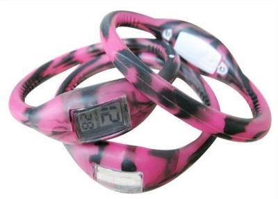 Cina Cina movimento Black Rose mescolato colore 1ATM resistente all'acqua in Silicone ioni negativi Watch in vendita