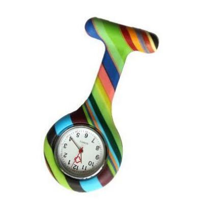 Cina Piccolo silicone medico personale dell'orologio da tasca degli infermieri nella stampa di giri rapidi di Foral in vendita