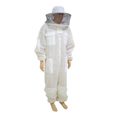 Cina L'apicoltura di un pezzo equipaggia tre strati Mesh Breathable With Round Cap in vendita