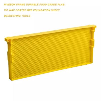 Cina il fondamento di plastica dell'alveare di 370×160mm incornicia con il favo della cera d'api in vendita