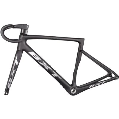 Cina Struttura Mtb 700C Matte Black Gloss Black della bici della strada del carbonio del freno a disco della fibra del carbonio in vendita
