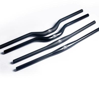 Cina La fibra T1000 3K del carbonio tesse la larghezza 31.8mm del manubrio del mountain bike in vendita