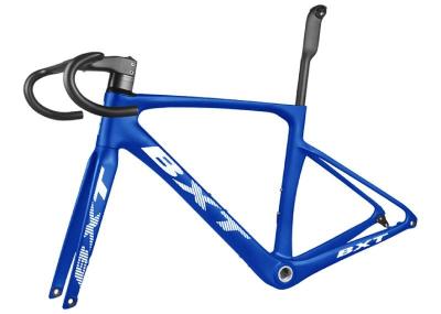 Cina bici piena Frameset della strada della ghiaia della fibra del carbonio 700C piccolo tramite l'asse in vendita
