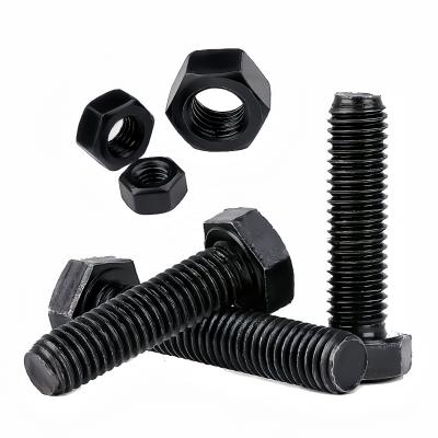 China M6 M8 M10 M12 Hexagonal Nut Bolt Fasteners Din933 Standard Customized for sale