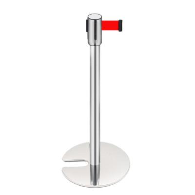 China VIP Crowd Control Posts With Retractable Belt , Queue Line Traffic Control Stanchions for sale