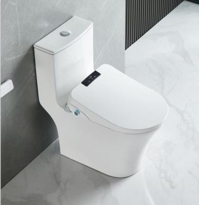 China Night Light Smart Flush Toilet Featuring Dual Flush Technology Ideal for Commercial Restroom Applications for sale