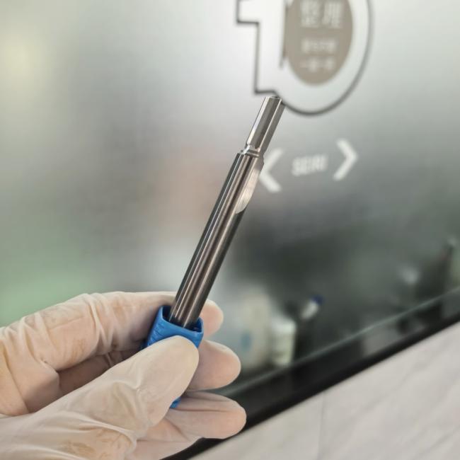 AMG solid carbide coolant-through straight flute drill