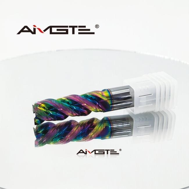 AMG Rainbow U-Type End Mill in operation