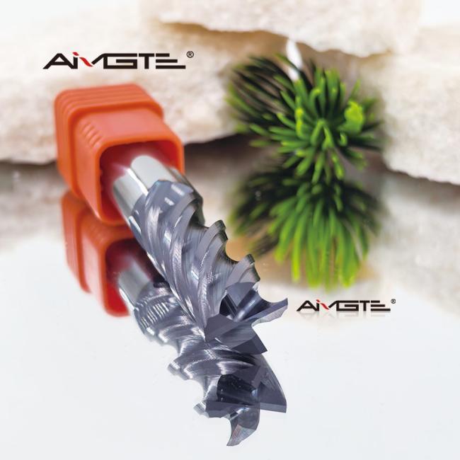 AMG steel U-groove cutting tool in operation