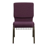 Quality Iron Steel Interlocking Burgundy Church Chairs Auditorium Church Furniture Chairs for sale