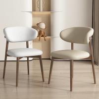 Quality PU Wood And Leather Dining Chair Antique Wooden Restaurant Chairs for sale