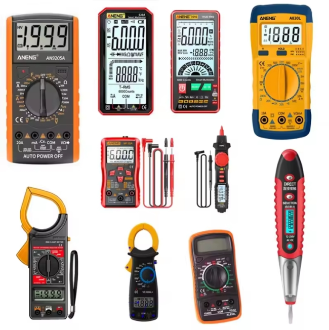 High Precision Mini Analog Multimeter Portable Pocket Size Tester for Home Electrician Student Lab Measurement