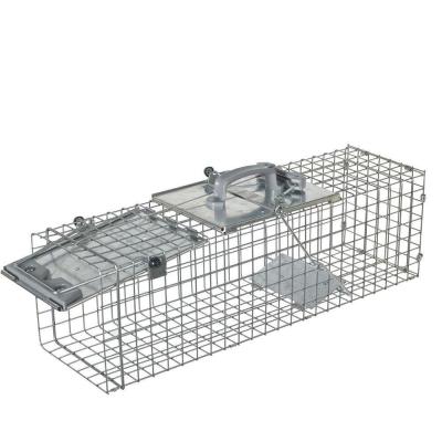 China Custom Size Galvanized Iron Wire Mouse Chipmunks Weasel Gopher Animal Rat Trap Cage Mouse Trap Cage for sale