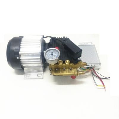 China POWERJET mobile pump motor unit 48V 500W stepless adjustable flow fogging machine 0-60V 0-8LPM misting machine for sale