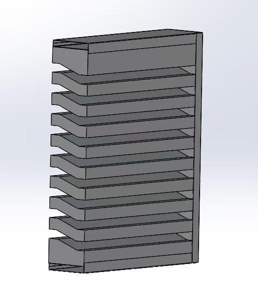 Quality Lightweight Acoustic Louvre Thin Structure Sound Attenuator Air Conditioning for sale