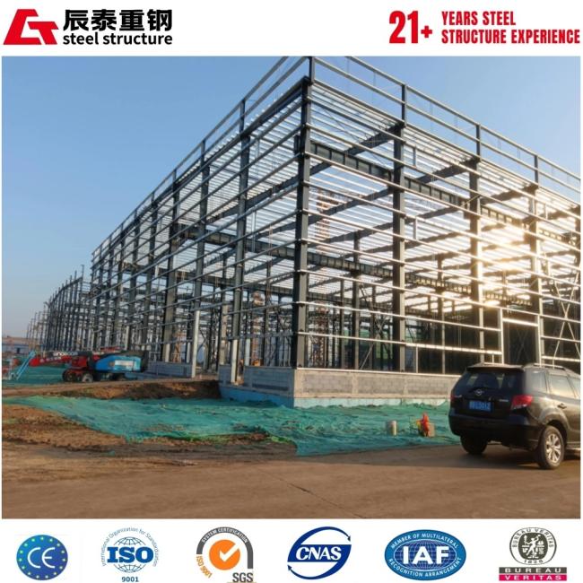 Modern prefabricated steel structure building exterior for agricultural use