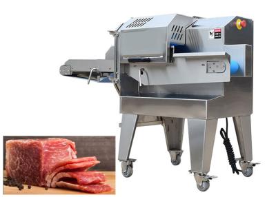 800kg/h βιομηχανική Slicer μπέϊκον μηχανή κοπτών κρέατος μπριζόλας βόειου κρέατος ψαριών