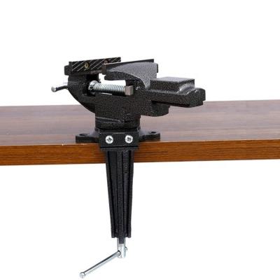 Cina Easy Quick Operation 360 Degree Rotating Table Bench Vise Clamp Base Multifunctional Quick Vises in vendita