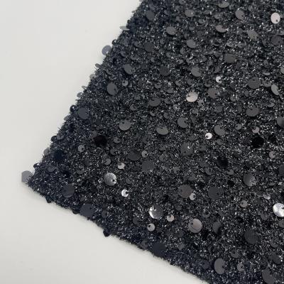 Cina Luminosa Sequins Radiante Ricamo Modelli di tessuto M18-002 in vendita