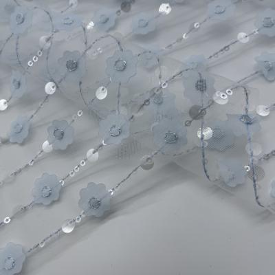 Cina Indumenti di stoffa leggera ricamata con lucciche M13-027 in vendita
