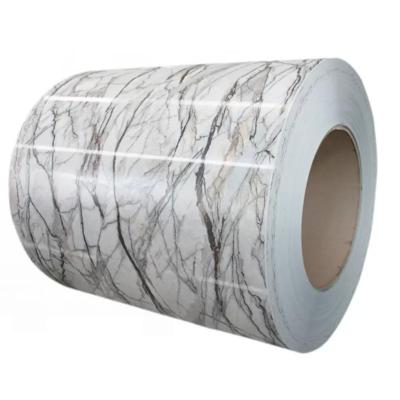 Cina CGCC Marble Design PPGI Color Coated Galvanized Steel Coil JIS G 3312 / EN 10169 in vendita