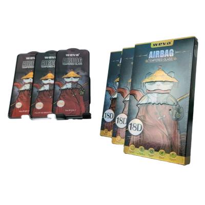 Cina weva 18D AIRBAG anti rotto dege con vetro di garza polvere Protezione schermo vetro temperato Per IPHONE 12 in vendita