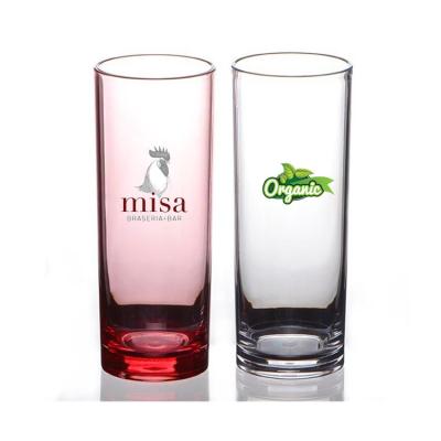 Cina la tazza bevente ciao di vetro di plastica della palla di 15oz SAN macchia resistente in vendita