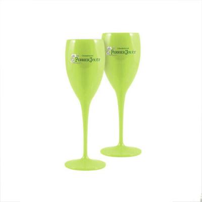 Китай Каннелюры Шампань 175ml зеленого цвета Perrier Jouet пластиковые 6oz продается
