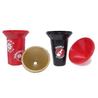 Cina Secchio di plastica portatile della sputacchiera del vino per l'assaggio di vino Mini Spittoon Reusable in vendita