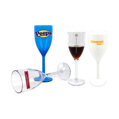 Cina Food Grade Plastic Champagne Flutes Solid Color Custmoized Color And Logo in vendita
