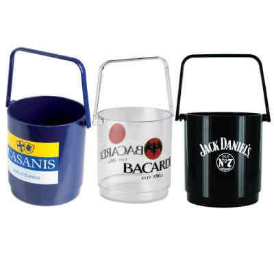 Cina Bacardi di plastica d'annata Champagne Cooler Bucket Smirnoff French Champagne Bucket in vendita