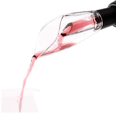 Cina La plastica & il silicone Champagne Bottle Wine Aeartor Pourer per veloce svegliano il materiale del commestibile del vino in vendita