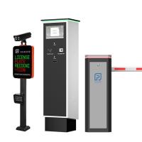Quality 24VDC Motor Car Park Barrier Arm Smart Barrier Gate For LPR Parking Solution for sale