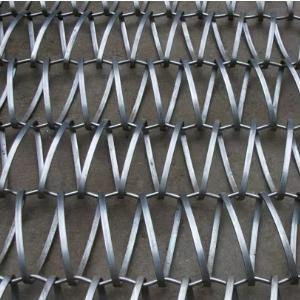 China 304 Stainless Steel Wire Mesh Conveyor Belt 1-3mm Chain Pitch for sale