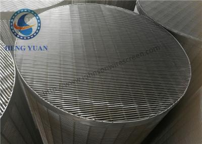 중국 드럼 여과기를 위한 304의 SS 존슨 쐐기 철망 판매용