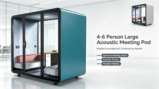 4-6Person Large Acoustic Meeting Pod