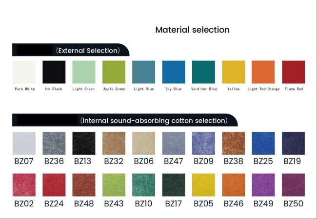 soundproof meeting pod Color Options
