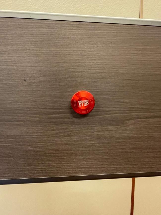 Emergency stop button