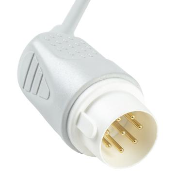 중국 Ｐ -히립스 8Pin ECG 케이블과 리드선 3Lead M1735A 갑작스러운 ECG 케이블 판매용
