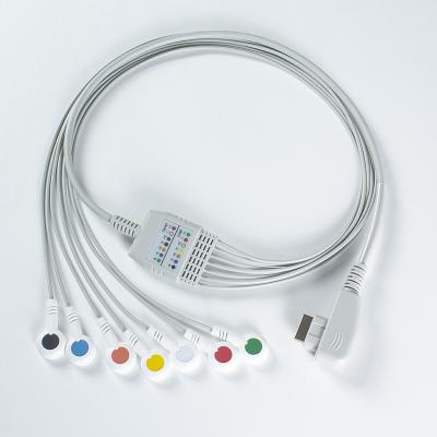 중국 DMS 300-3A, ECG 7 리드 홀터 DMS 케이블 ECG DMS 홀터 판매용