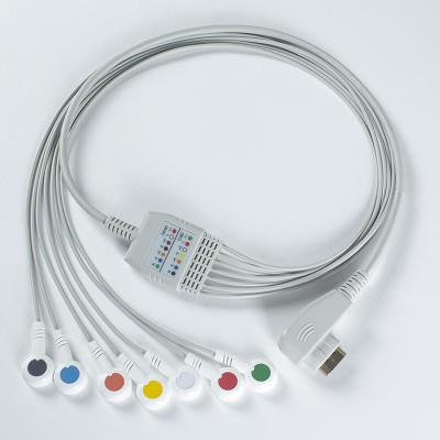 중국 DMS 300-3A, ECG 7 리드 홀터 DMS 케이블 ECG DMS 홀터 판매용