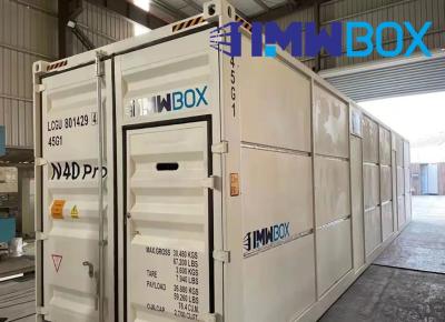 China Envase Data Center móvil modular de la explotación minera de ASIC Bitmain de la seguridad en venta